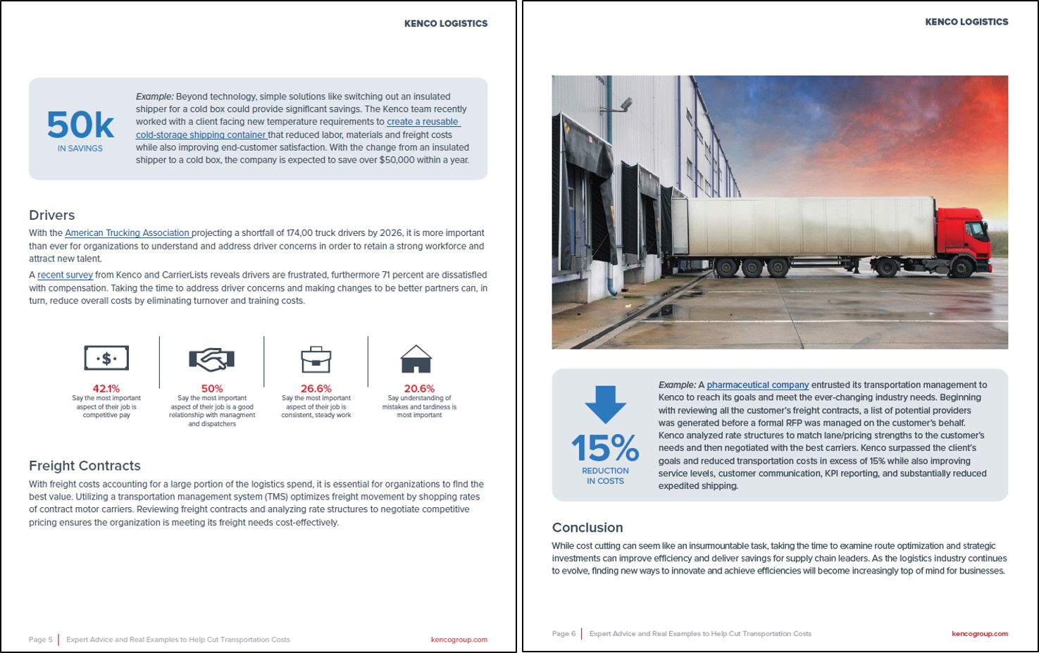 Cutting Transportation Costs | Whitepaper Download